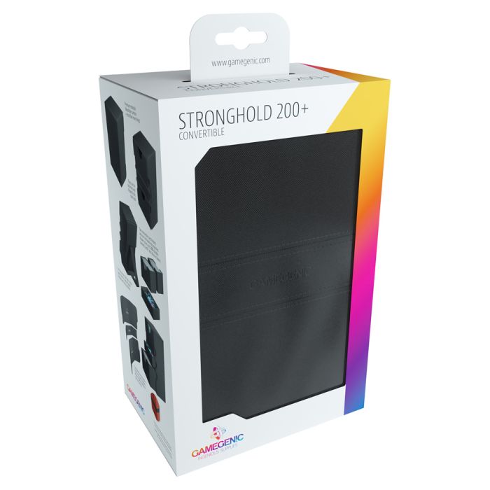 Deck Box: Stronghold Deck Box 200+ Black – The Gaming Goat Spring Tx